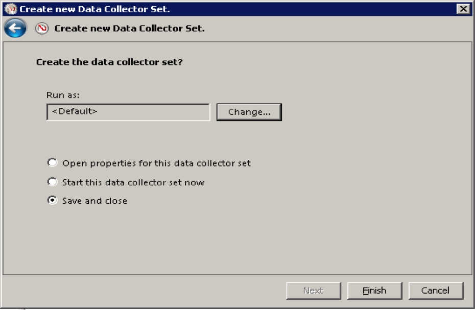 Perfmon: Create Perfmon Data Collector Set Manually | The Performance ...